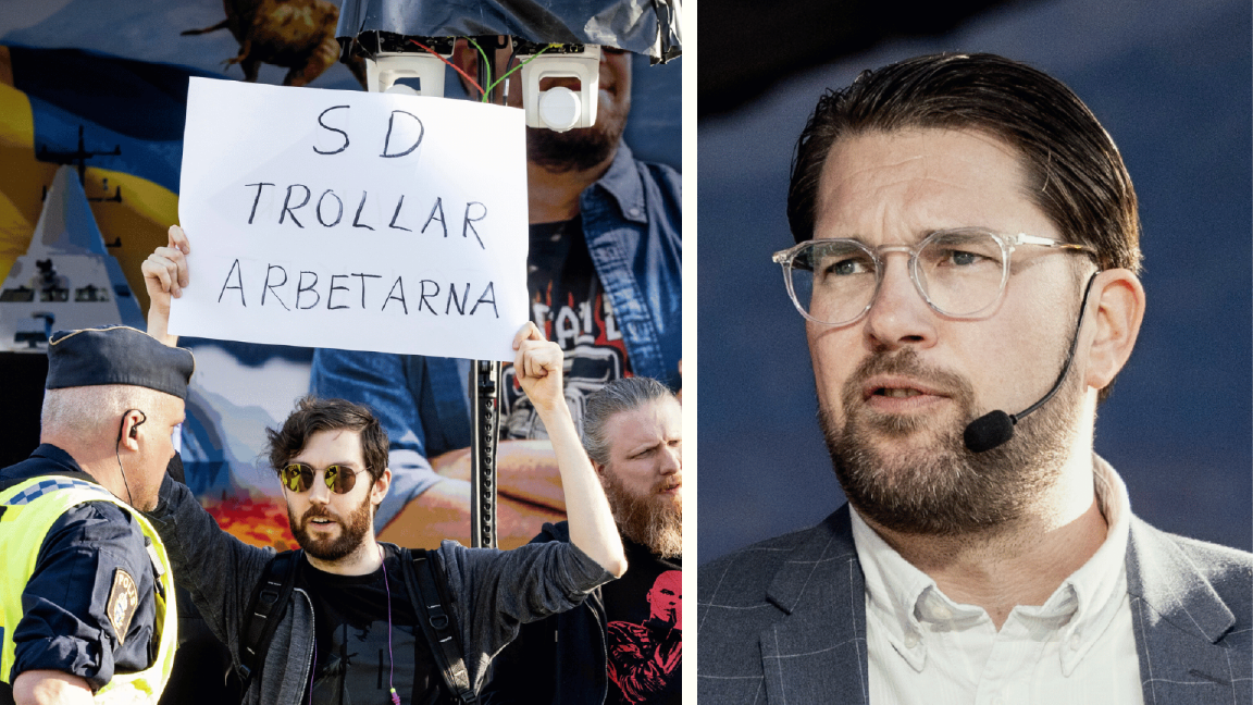 Åkesson vägrar be om ursäkt – agerar pressat mot TV4-reporter